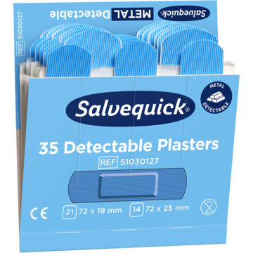 Plåster Detectable Blå 6x35 St - Tingstad.com