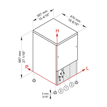 Ismaskin Luftkyld 29kg - Tingstad.com