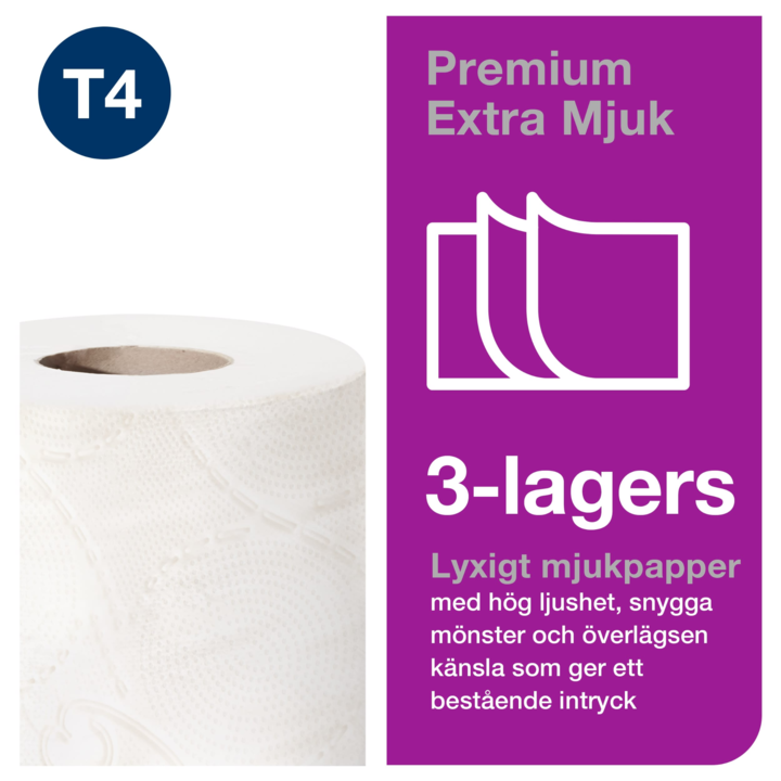 Toapapper Extra Mjukt 3-Lag* Premium / Tork - Tingstad.com